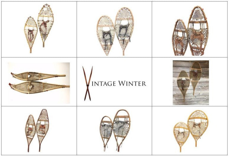 Vintage Winter: Snowshoe History, Shapes and Styles - VintageWinter