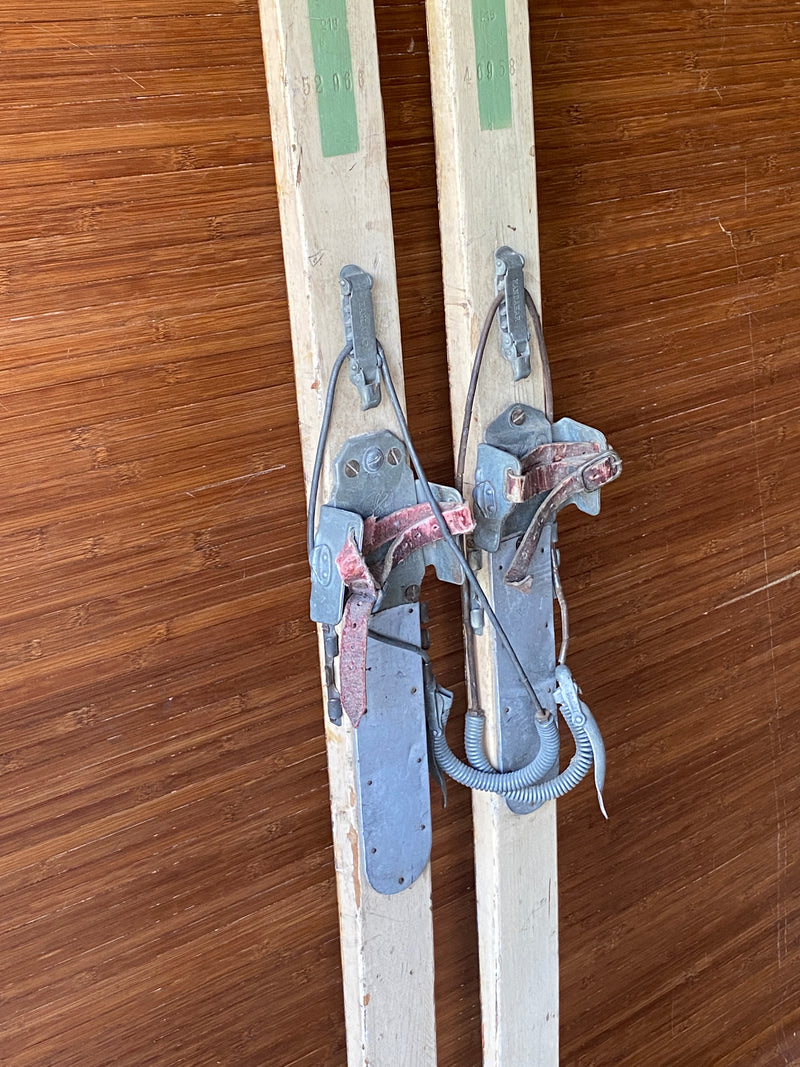 Vintage Military Downhill Skis - VintageWinter