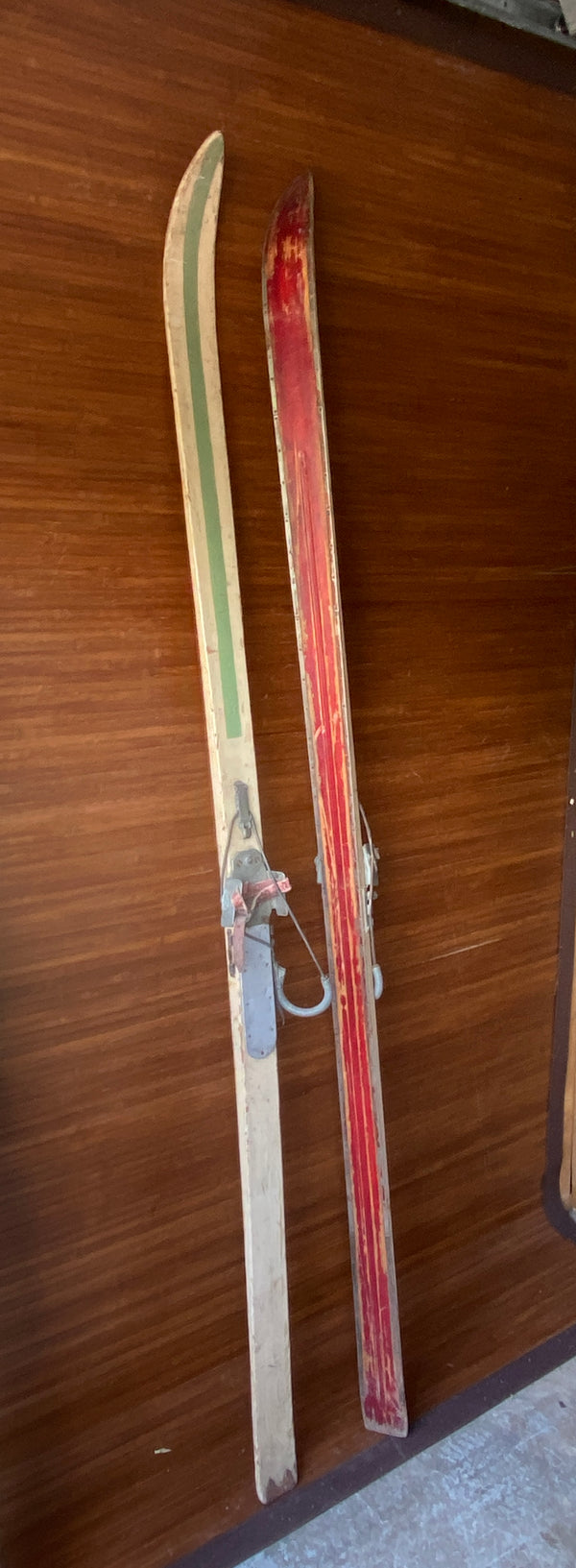 Vintage Military Downhill Skis - VintageWinter