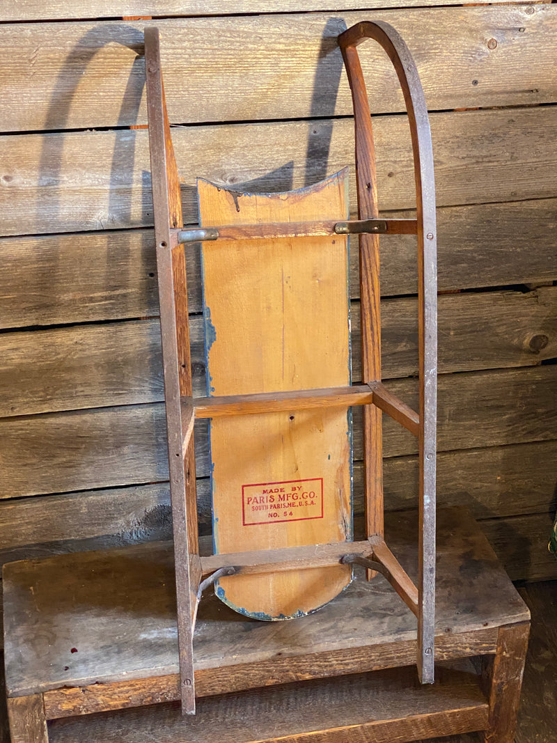 Vintage Child's Sled - Paris Mfg - VintageWinter