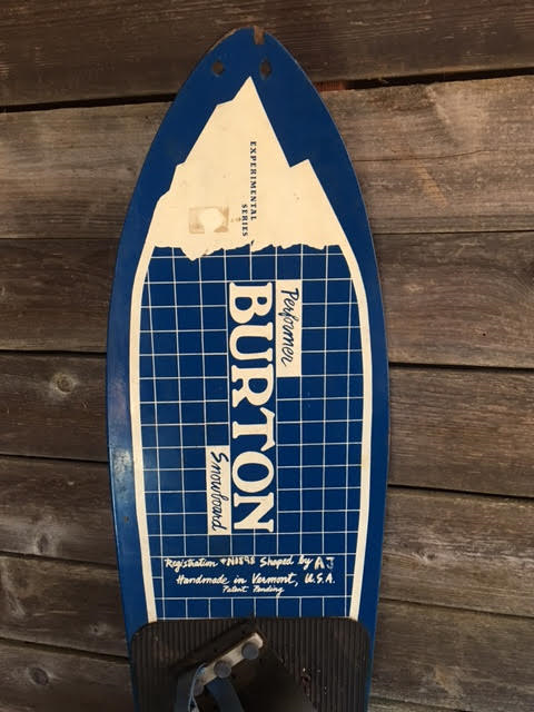 Vintage Burton Performer Experimental Series Snowboard - Blue ...