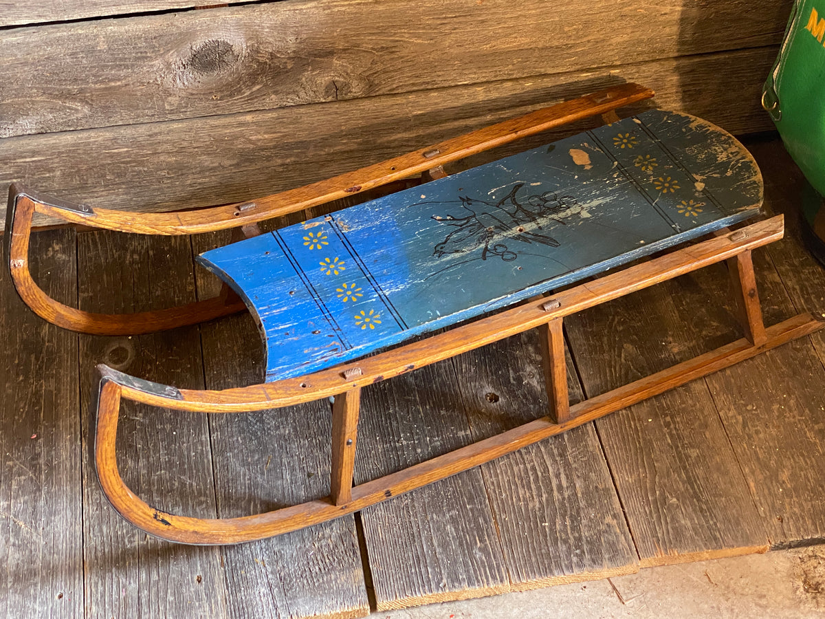 Vintage Child's Sled - Paris Mfg - VintageWinter
