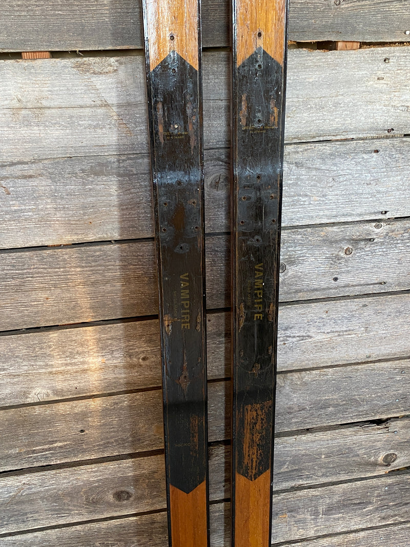 1940s Downhill Skis - Authier Vampire - VintageWinter