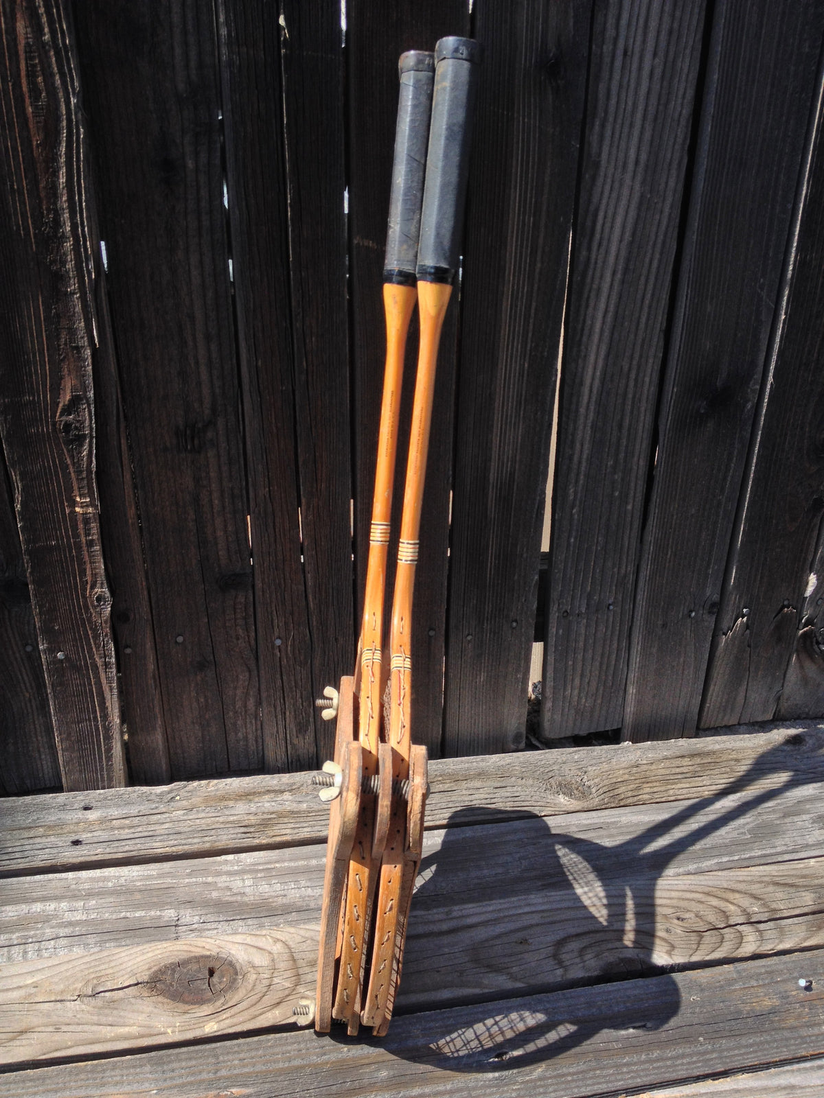 Vintage Wooden Badminton Racquet Set - VintageWinter