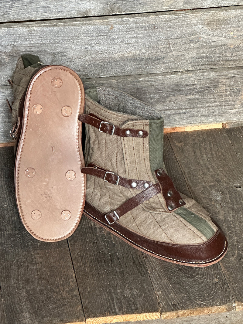 Vintage Leather Ski Boots - VintageWinter