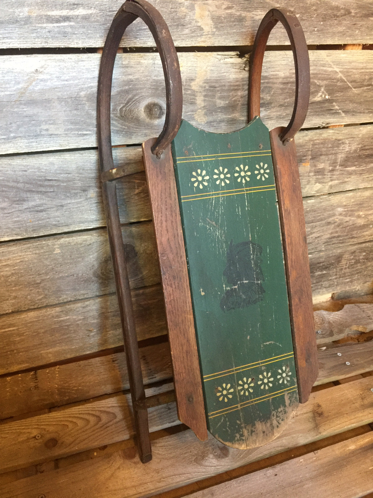 Vintage Child's Sled - Paris Mfg - VintageWinter