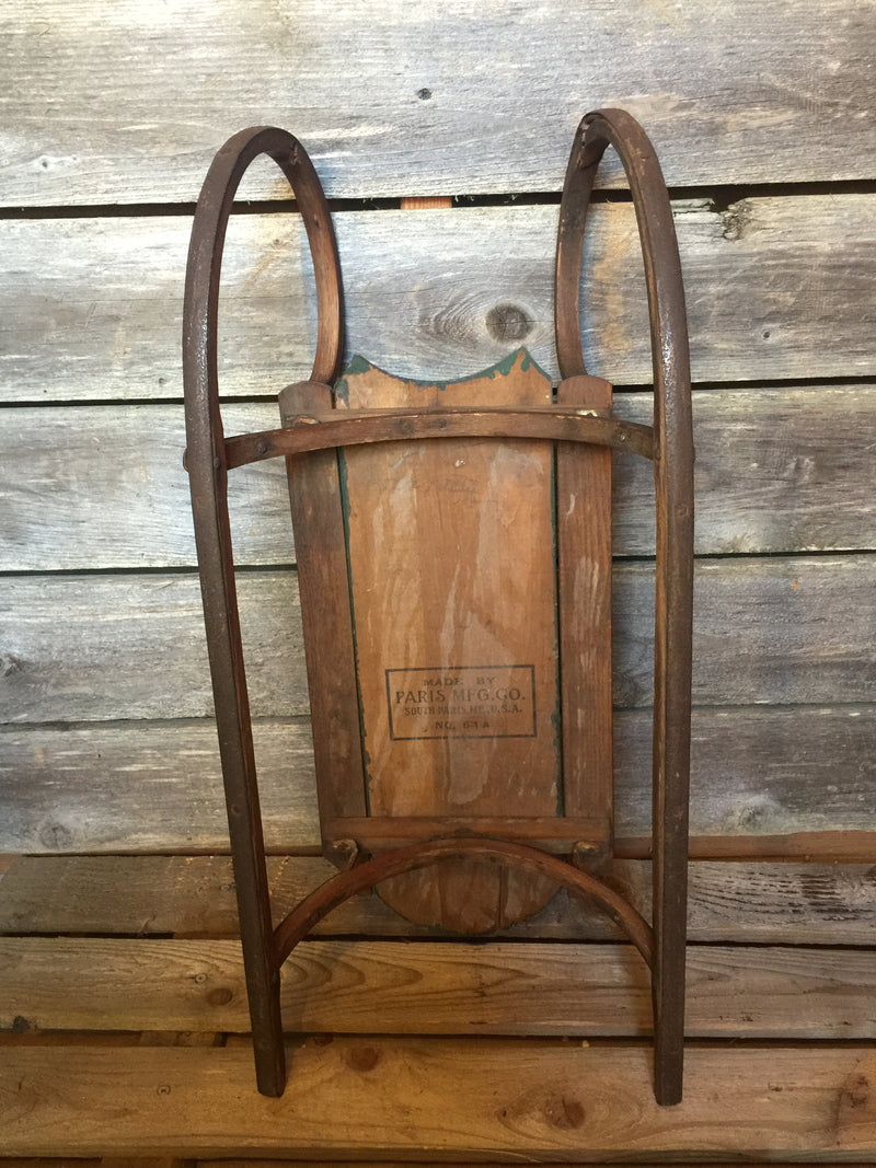 Vintage Child's Sled - Paris Mfg - VintageWinter