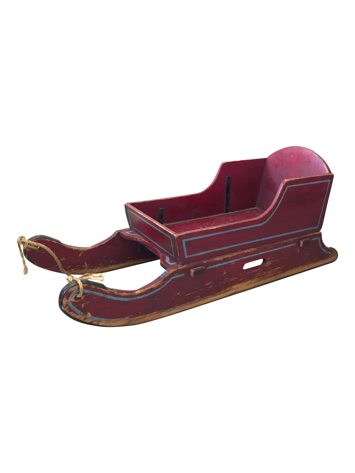 Children’s Vintage Pull Sled - VintageWinter