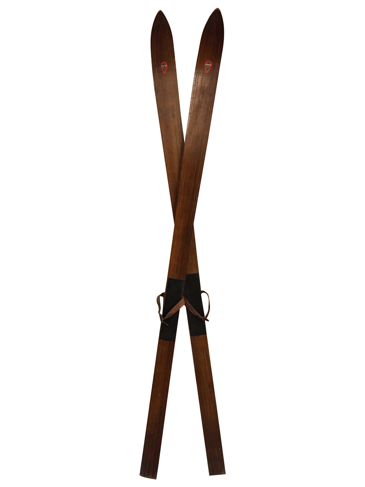 Vintage Ski Meister Yellow Pine Skis - VintageWinter