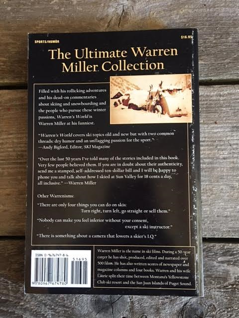 Signed Copy of Warren's World by Warren Miller "America's Best Loved S ...