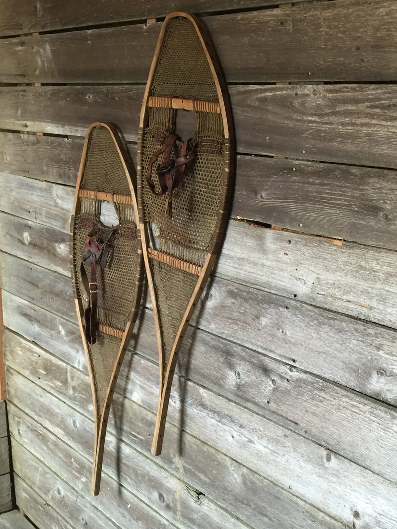 Antique Native American Snowshoes - VintageWinter