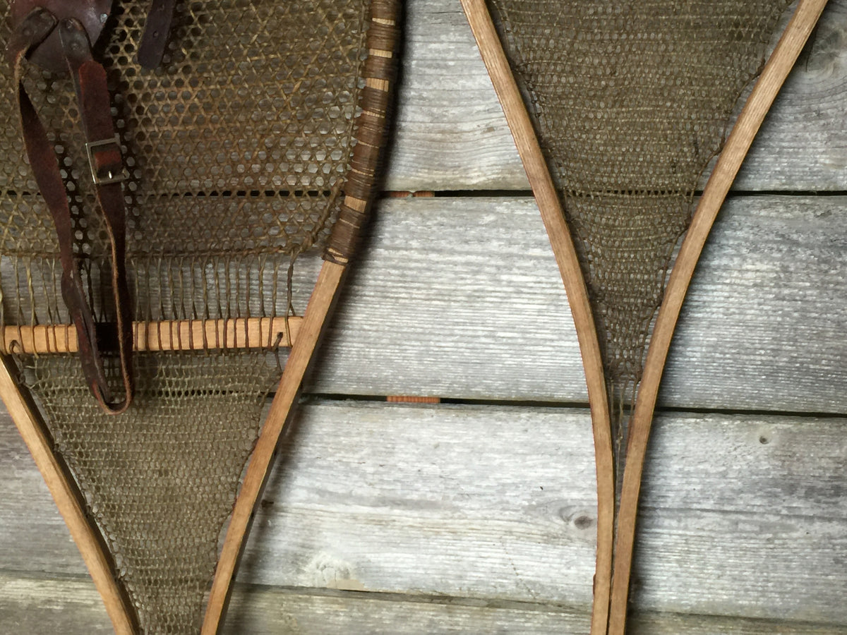 Antique Native American Snowshoes - VintageWinter