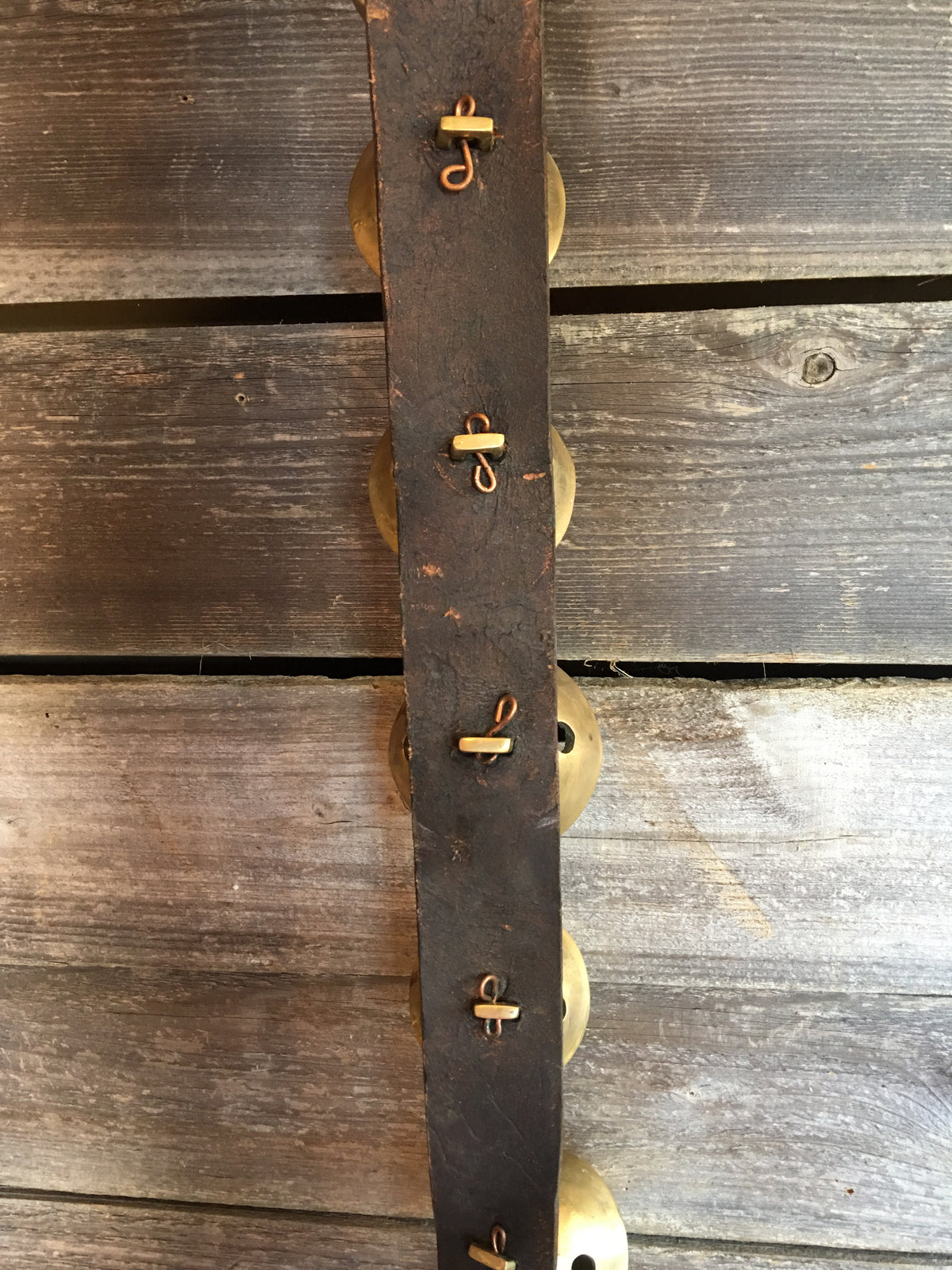 Sleigh Bells - Strap of 21 Bells attached to Vintage Leather Strap ...