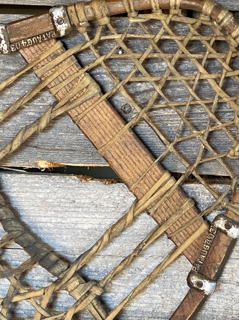 Antique Snowshoes - Patented 1903 - VintageWinter